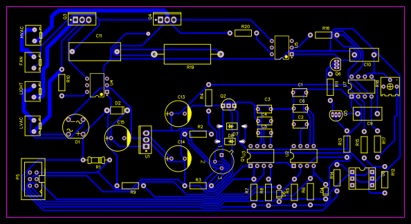 triac light and fan switcher - EasyEDA open source hardware lab