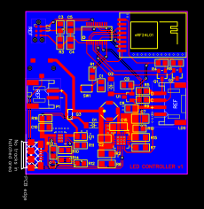 MSP430 APA102C, Boost, Charge, and Wireless - OSHWLab