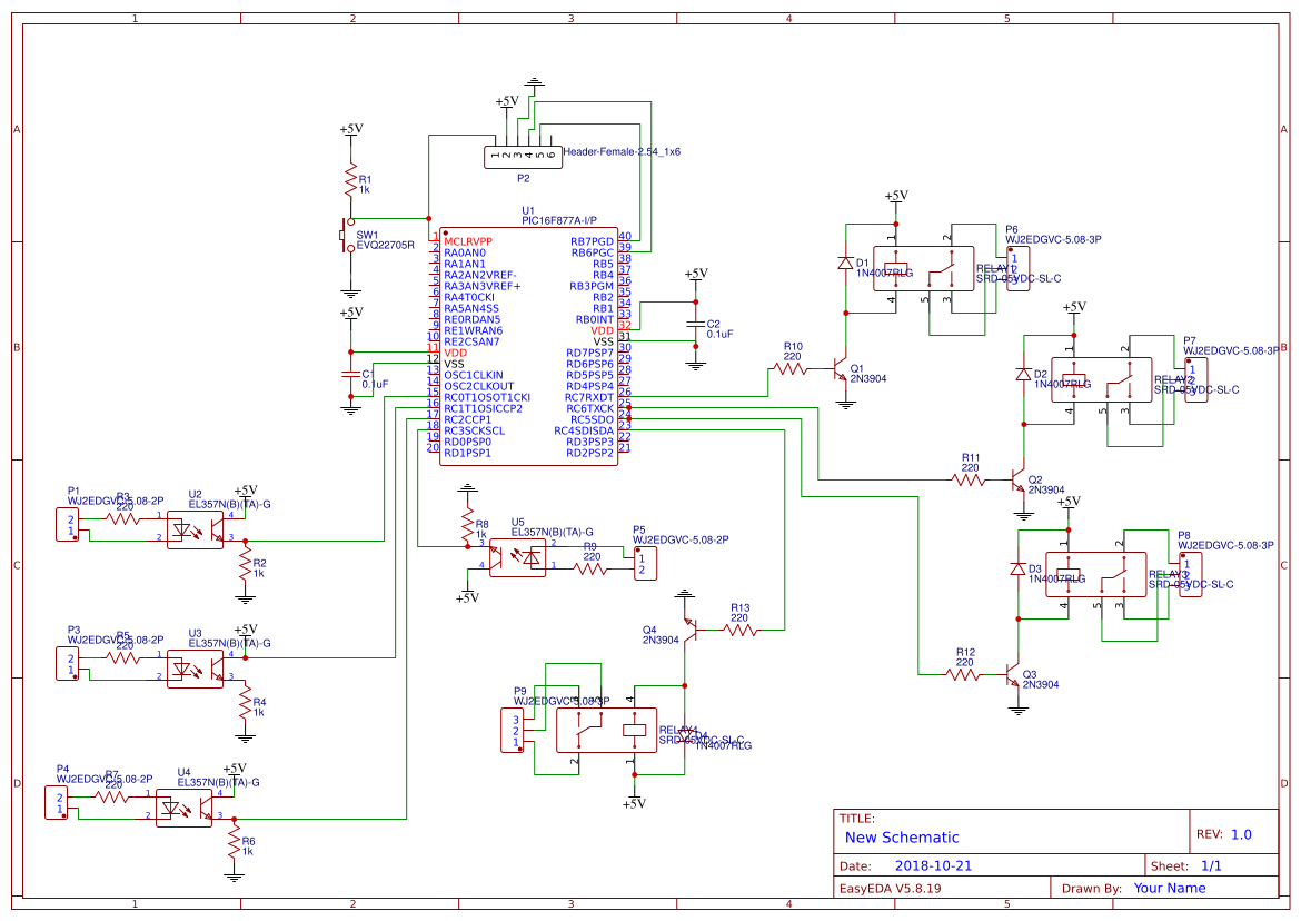 Plc con pic - EasyEDA open source hardware lab