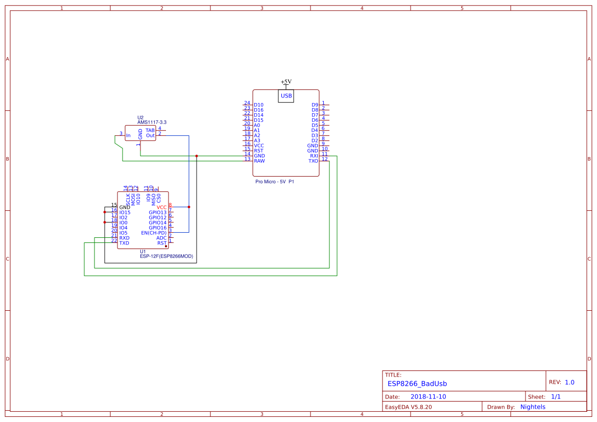 ESP8266_BADUSB - EasyEDA open source hardware lab
