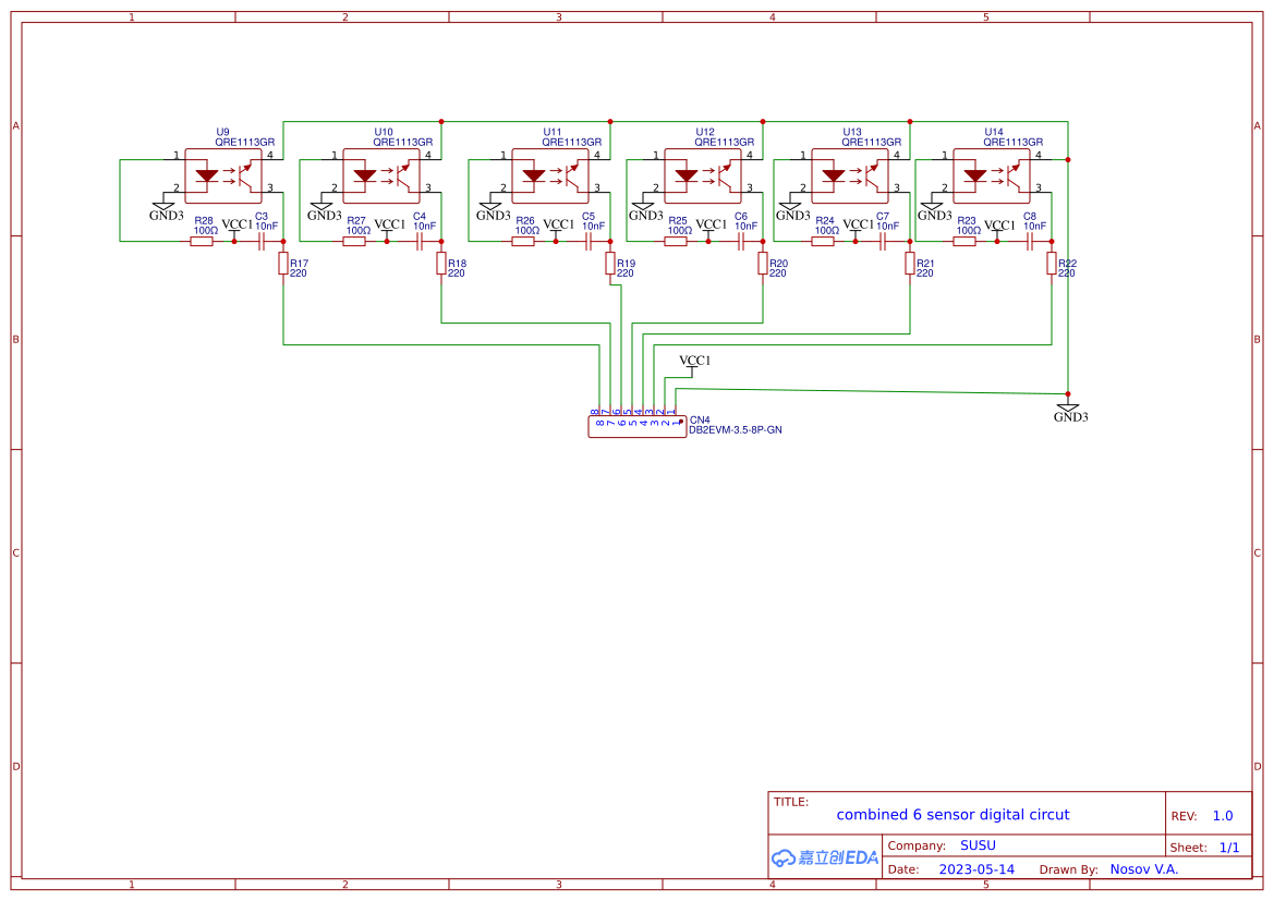 encoder on QRE1113GR for arduino - EasyEDA open source hardware lab