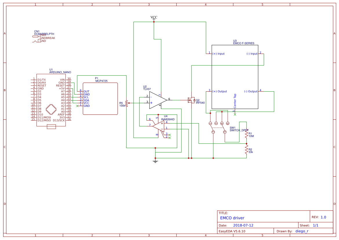 HV driver - EasyEDA open source hardware lab