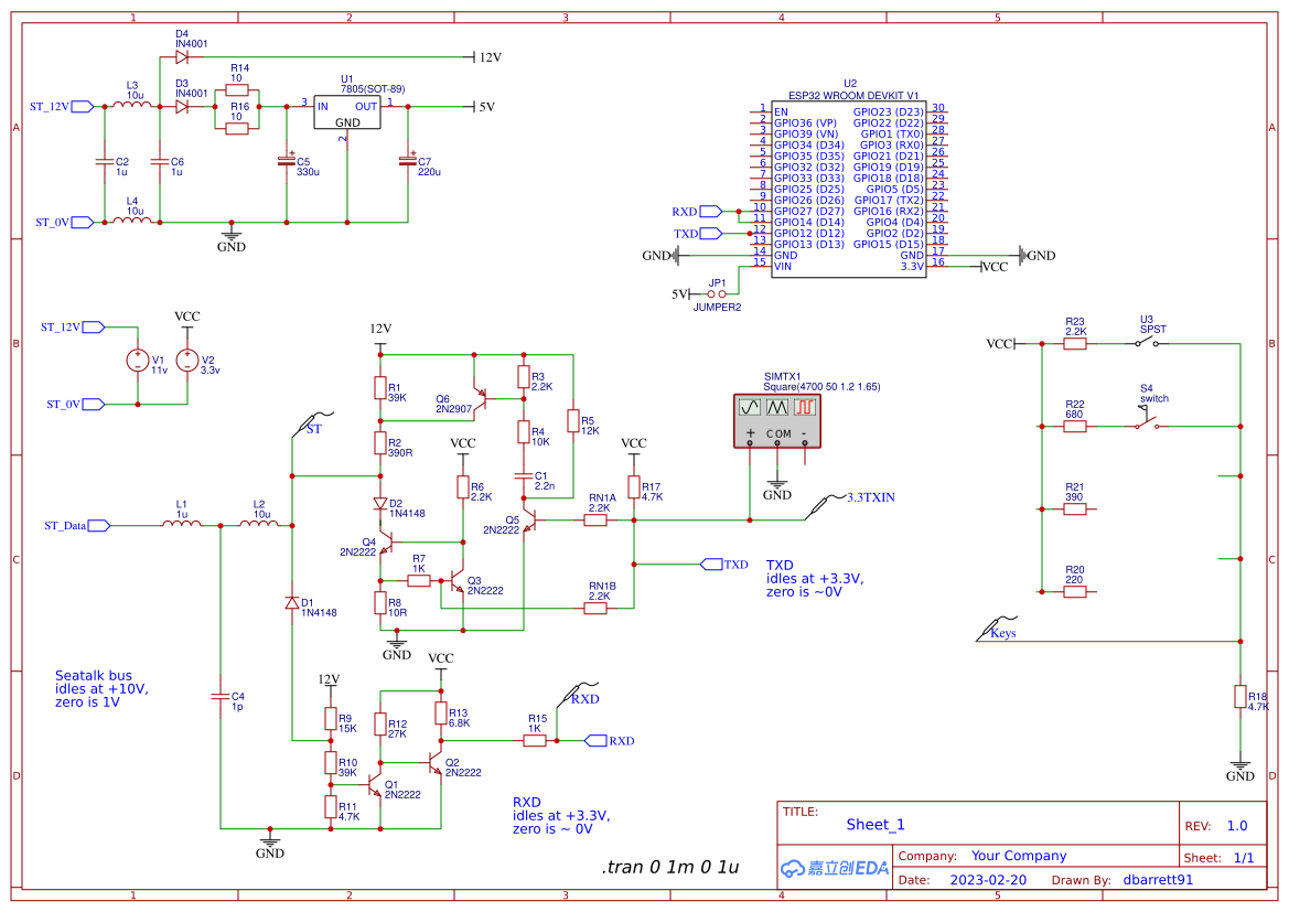 Raymarine SeaTalk 1 Autopilot Remote - OSHWLab