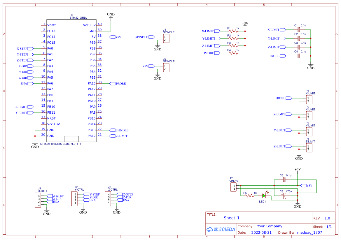 Stm32 Grbl Easyeda Open Source Hardware Lab