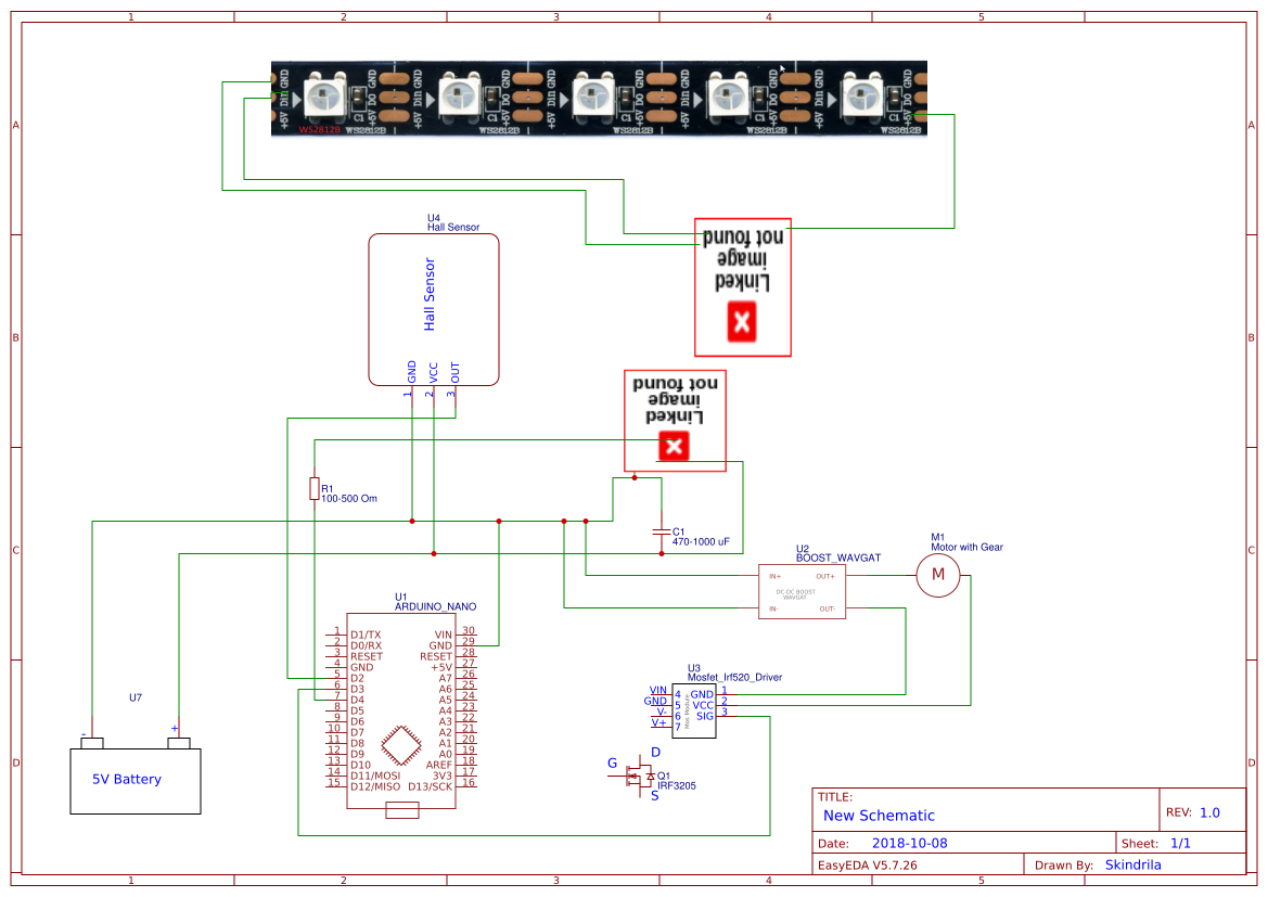 Pov Display Scheme Easyeda Open Source Hardware Lab