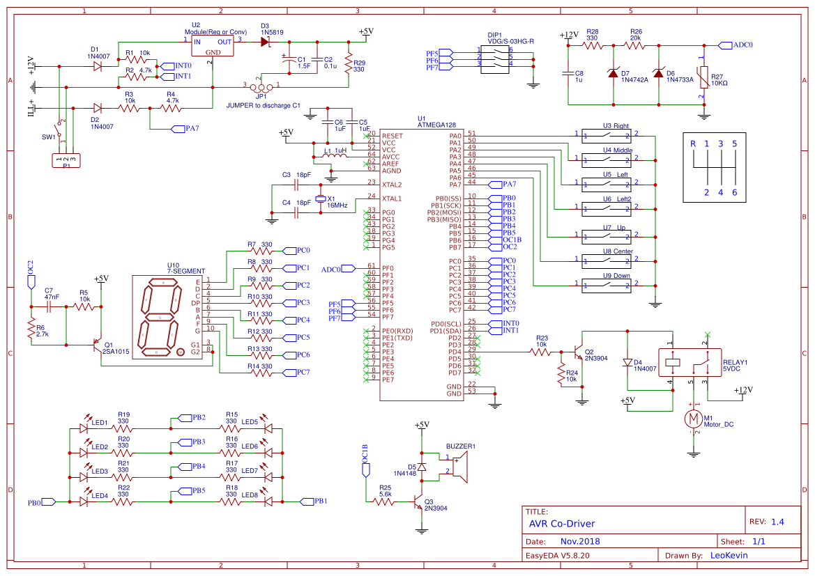 [AVR] Co-Driver - OSHWLab