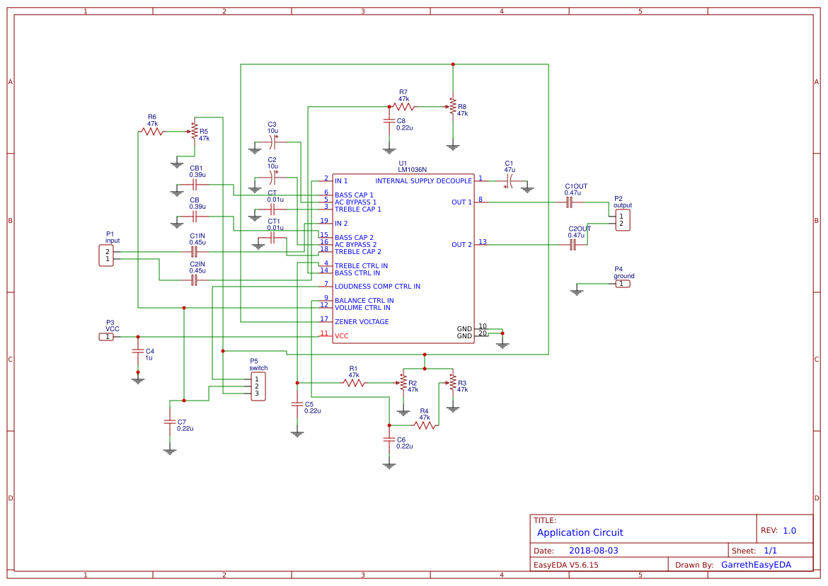 Application Circuit - Platform for creating and sharing projects - OSHWLab