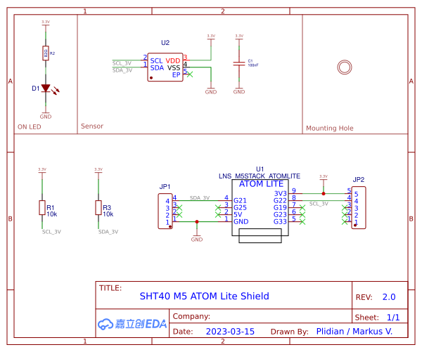 M5SensorShield v2.0 - OSHWLab