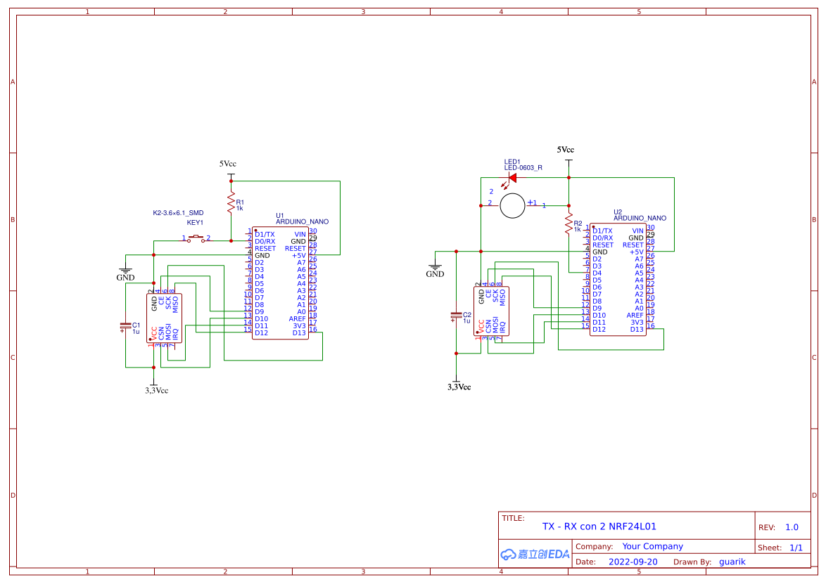 RX_TX_NRF24L01 - EasyEDA open source hardware lab