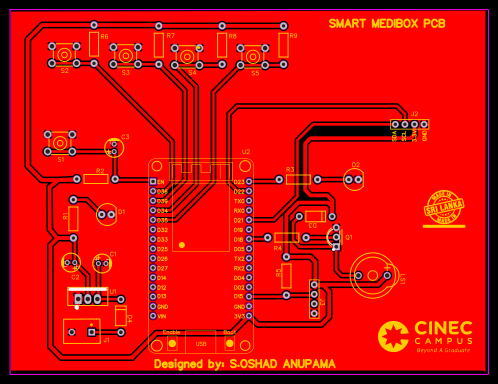 Smart Medibox - EasyEDA open source hardware lab