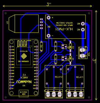 Switch and Temp Node MCU - OSHWLab