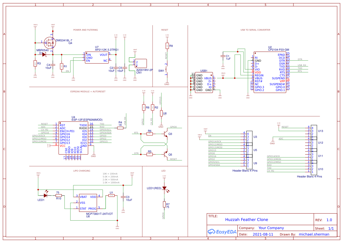 Feather_CLONE - EasyEDA open source hardware lab