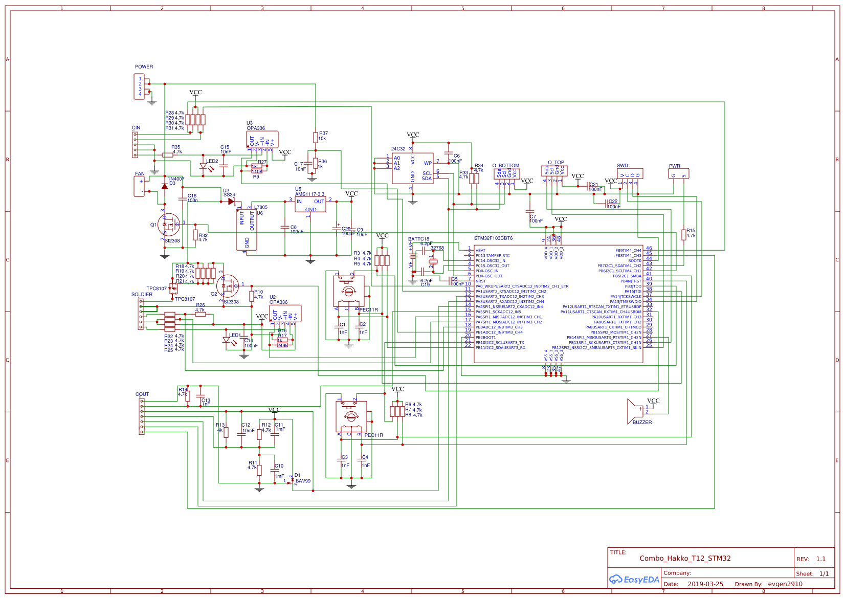 CD_STM32_T12_Combo copy - Platform for creating and sharing projects - OSHWLab