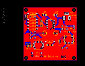 MiniMod AM Transmitter - OSHWLab