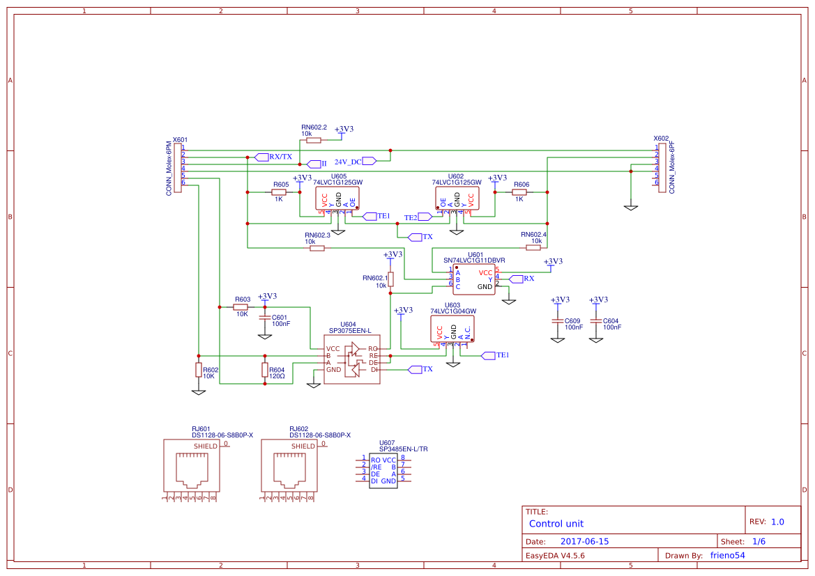 LPC824_MasterUnit - EasyEDA open source hardware lab