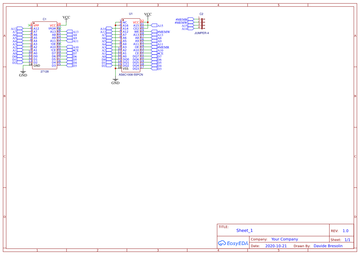rtl8019as SRAM adapter - EasyEDA open source hardware lab