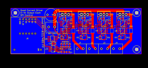 Quad Current Driver - EasyEDA open source hardware lab
