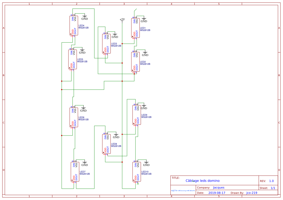 Micro Domino - EasyEDA open source hardware lab