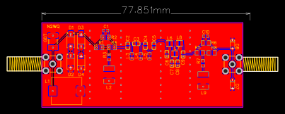 SDR front-end pre-emphasis filter and overload protector - OSHWLab