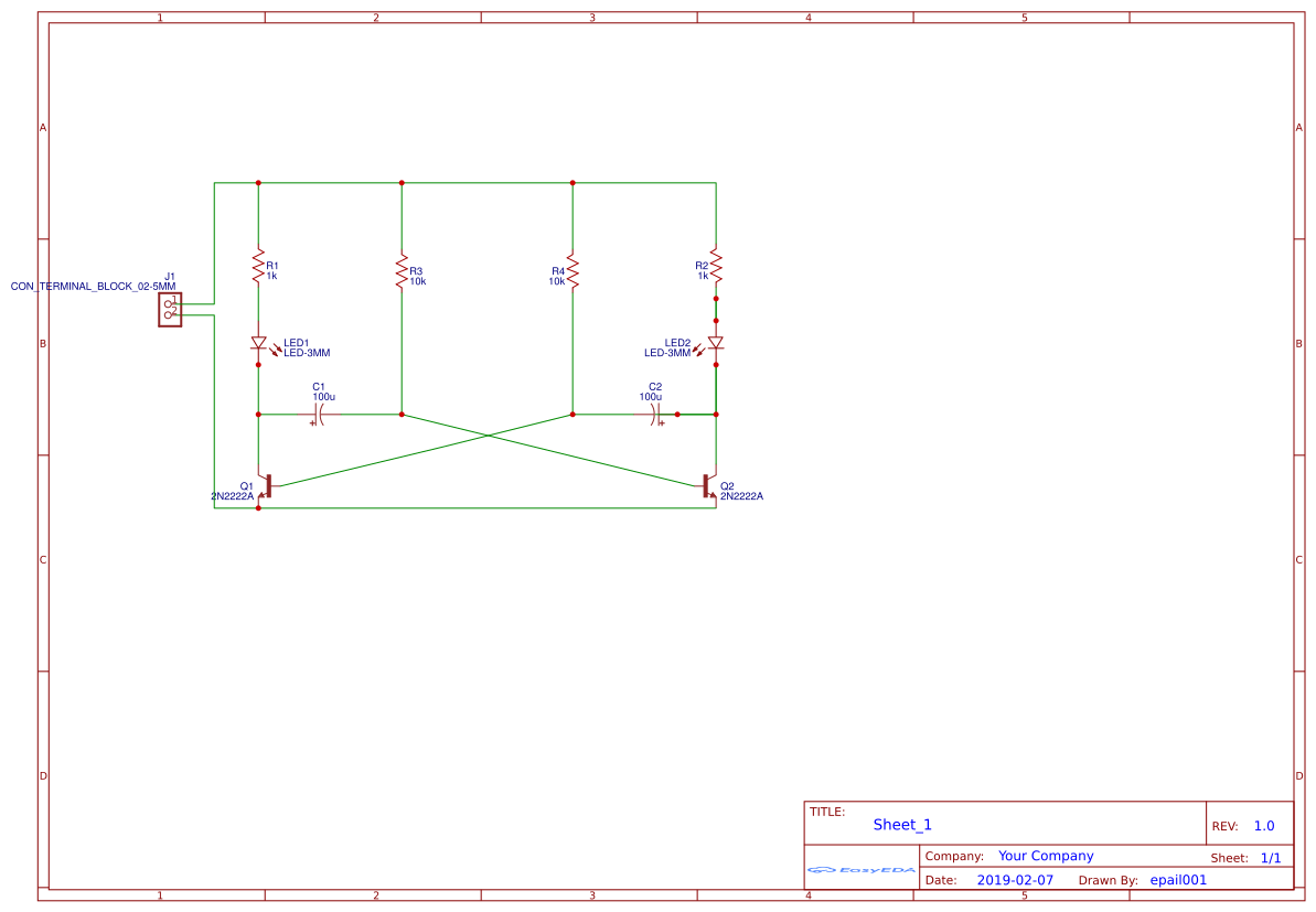 led blink ne555 - OSHWLab