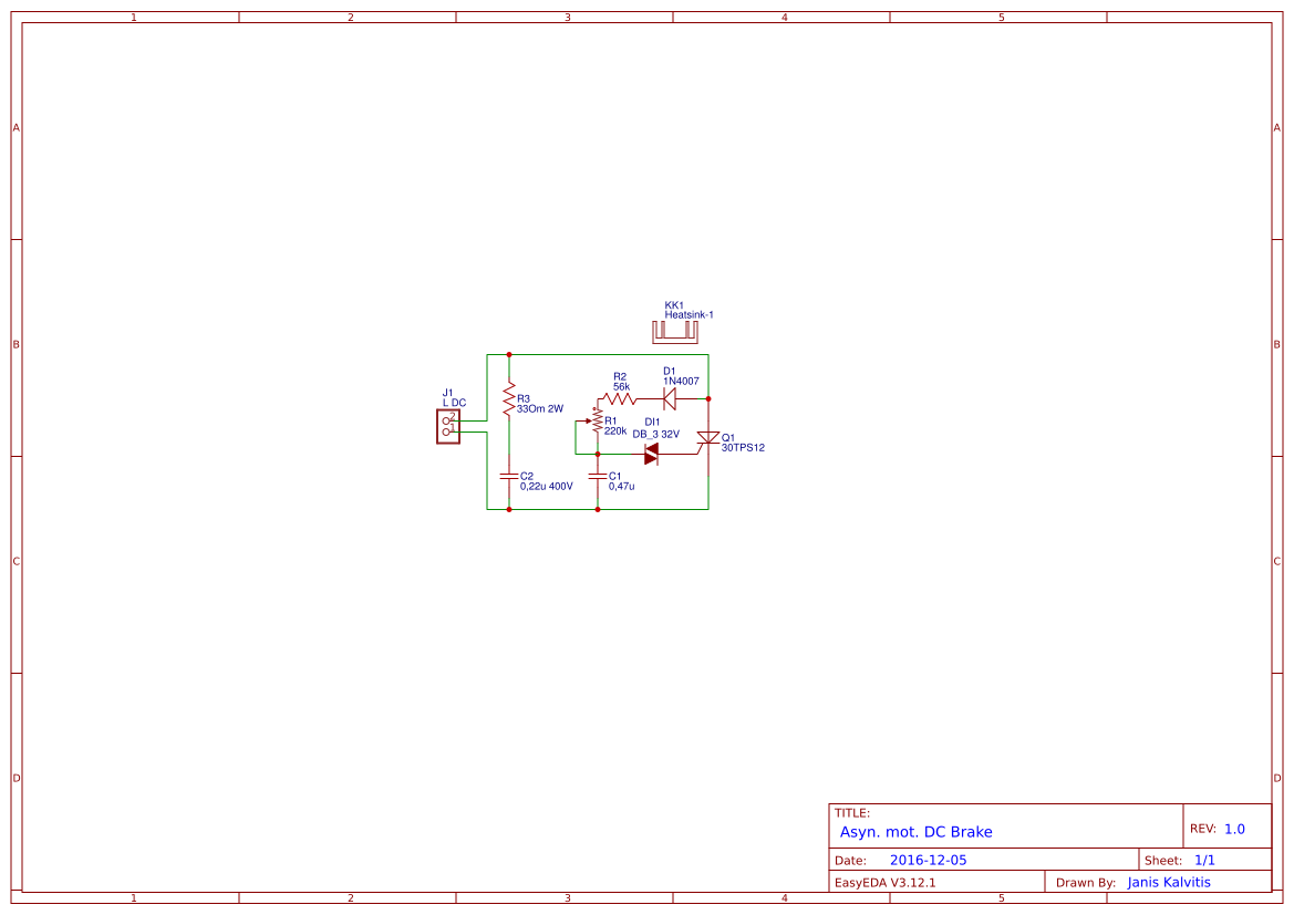 Asyn.motors DC brake - EasyEDA open source hardware lab