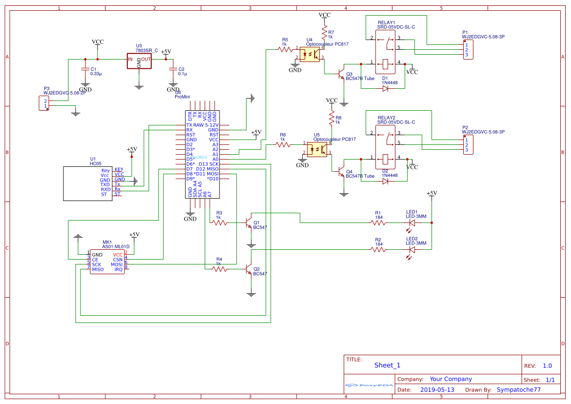 Hacheur Buck Synchrone Arduino Nano, Bluetooth, mesure courant et ...