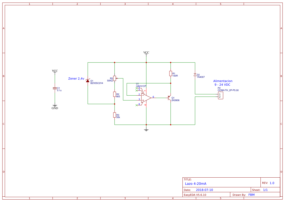 4-20mA current loop - EasyEDA open source hardware lab