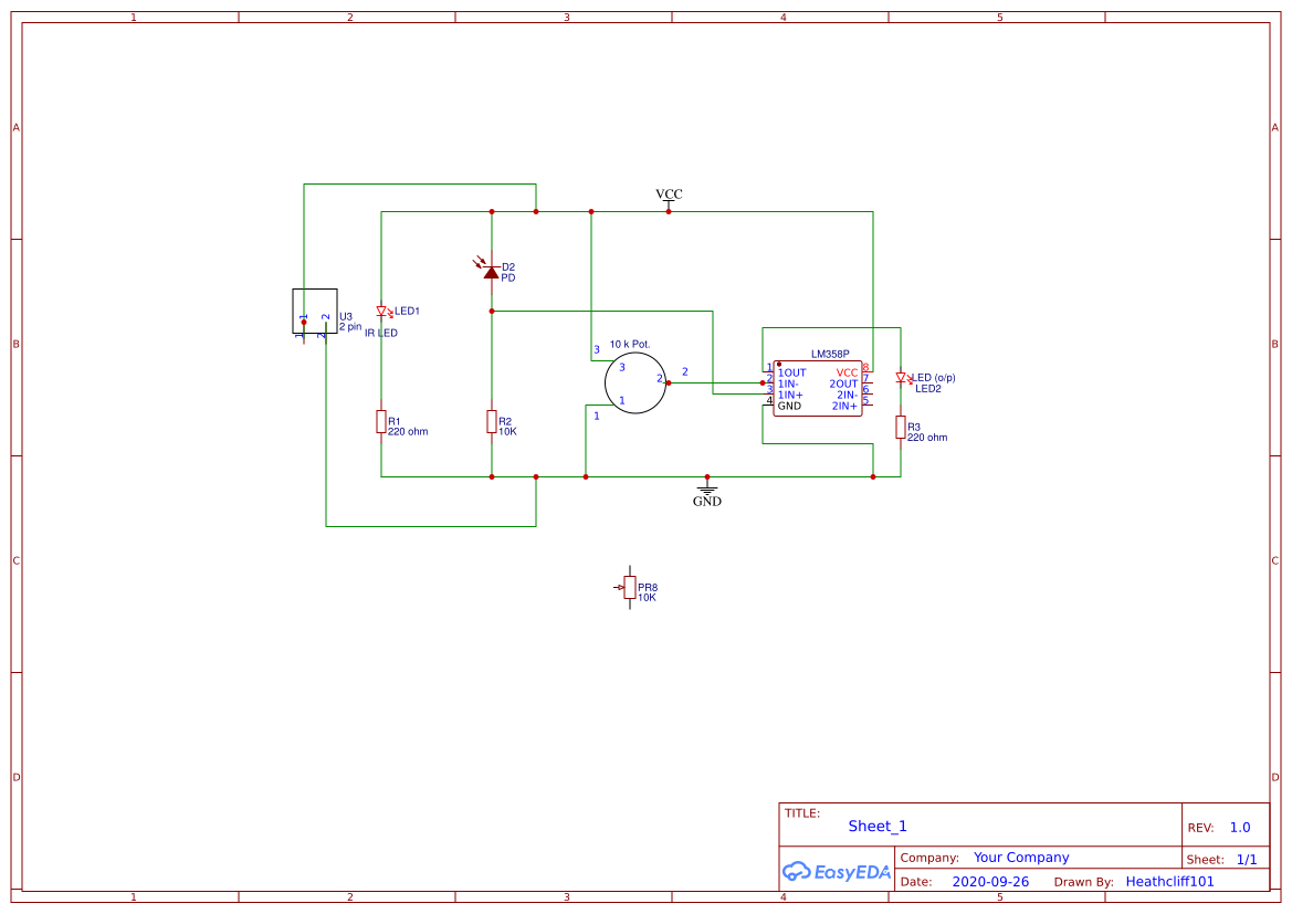 DIY IR Module - EasyEDA open source hardware lab
