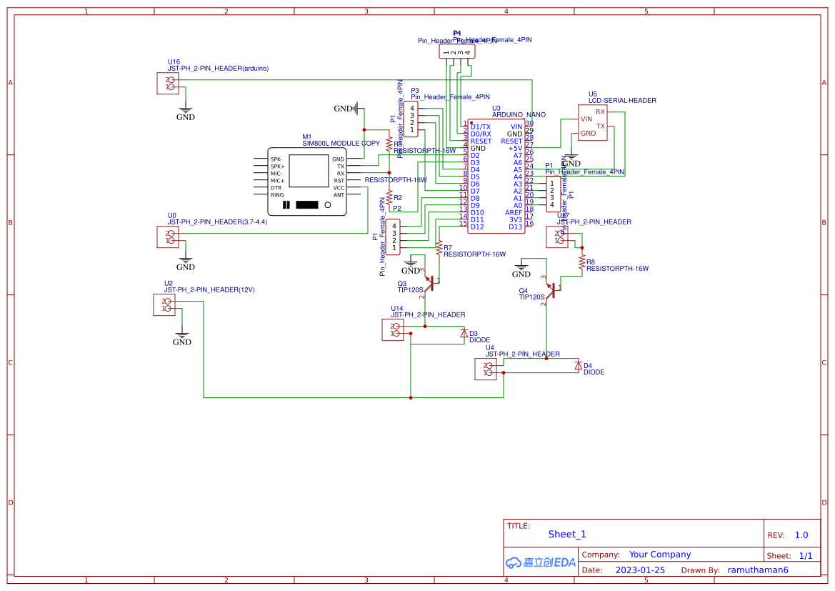 Smart Parcel locker pcb design - OSHWLab