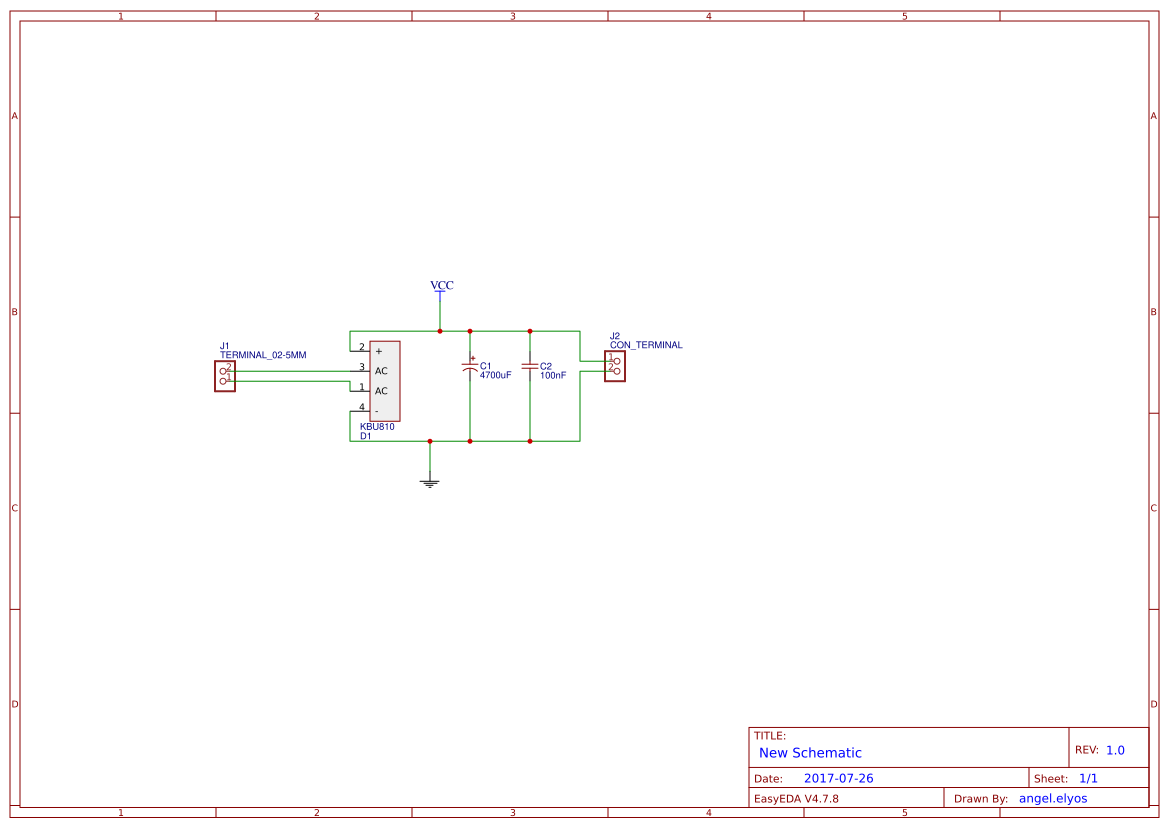 Fuente Rectificador - OSHWLab