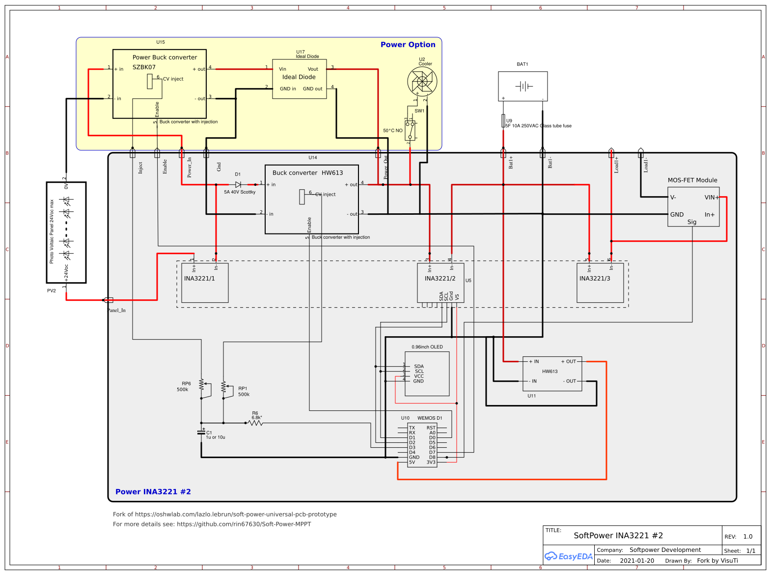 Soft Power INA3221 #2 - EasyEDA open source hardware lab