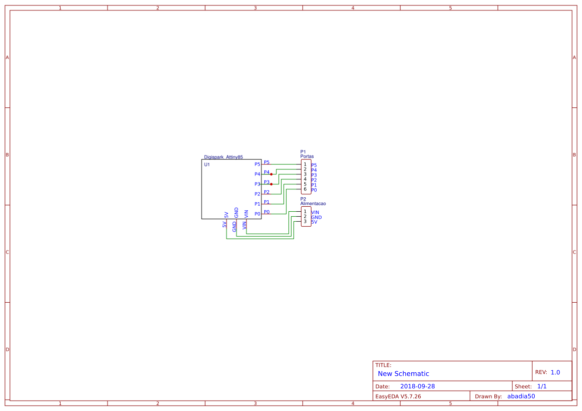 180928-Base Attiny85 - Platform for creating and sharing projects - OSHWLab
