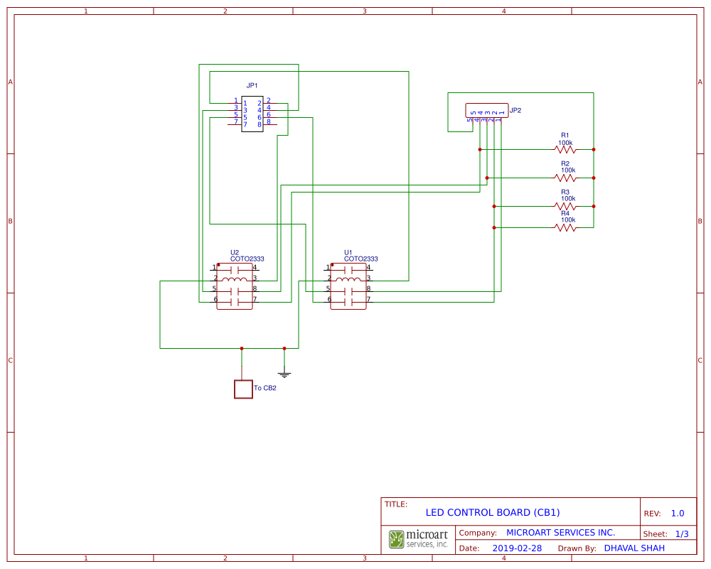 LED CONTROL BOARD - Platform for creating and sharing projects - OSHWLab