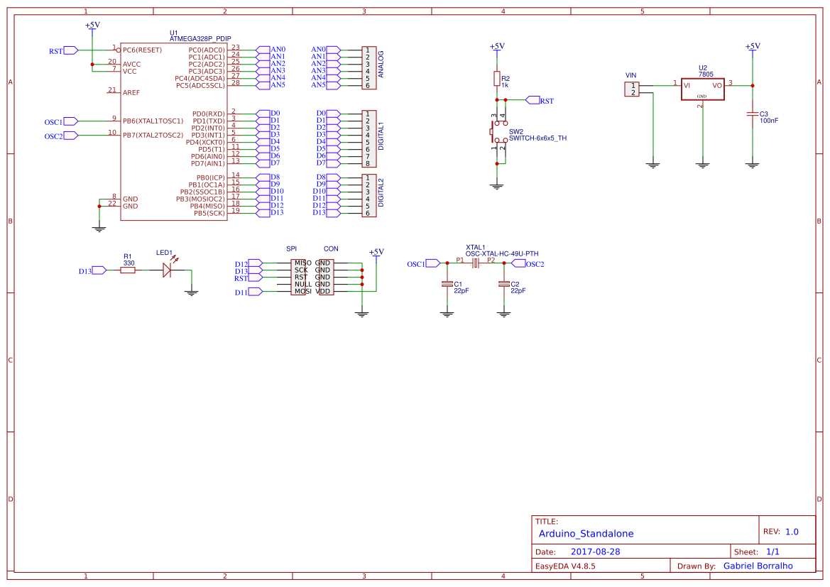 ARDUINO_STANDALONE - EasyEDA open source hardware lab