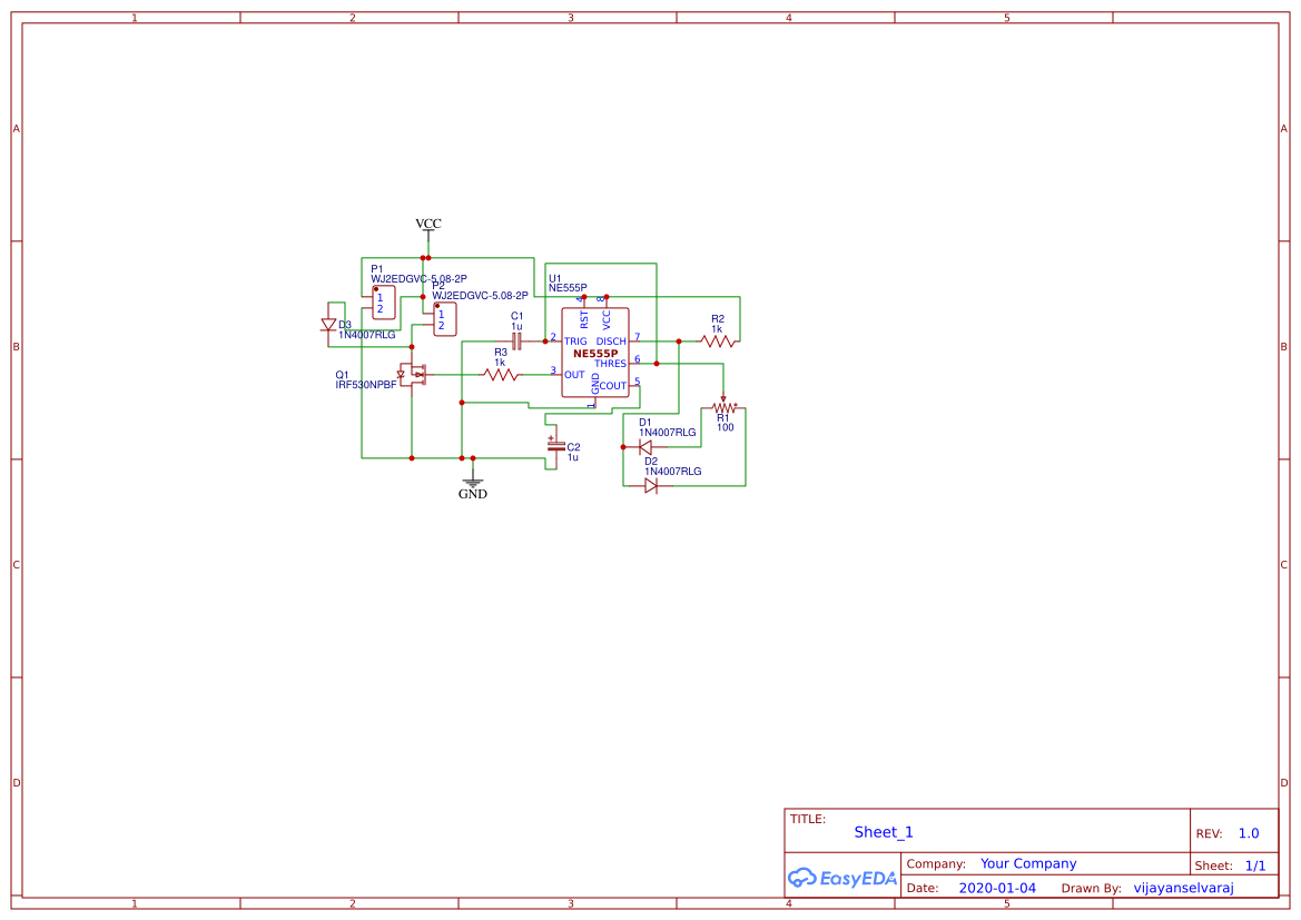 555 speed control - EasyEDA open source hardware lab
