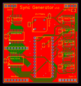 VGA SyncGen - OSHWLab