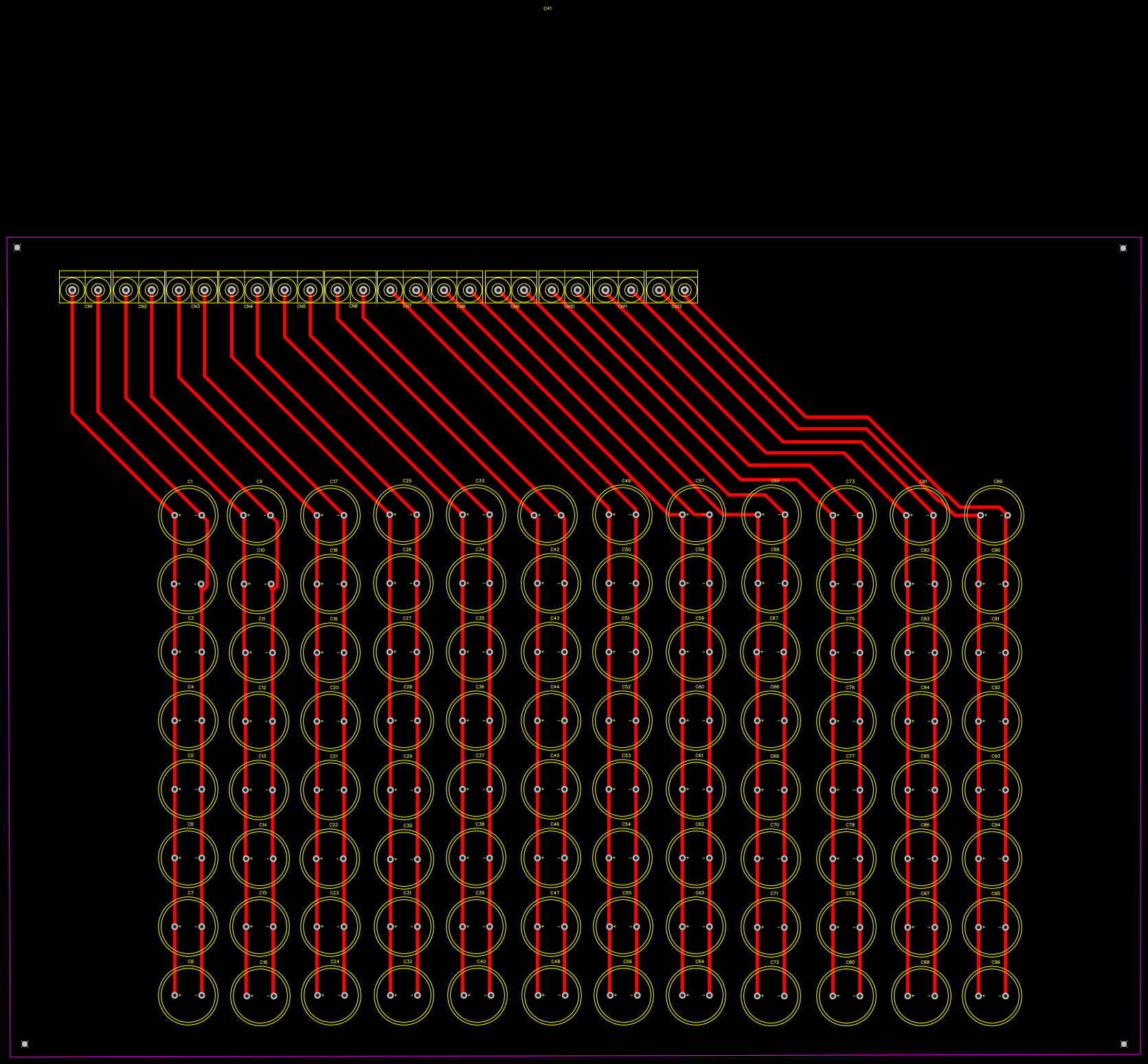 Capacitor bank - OSHWLab