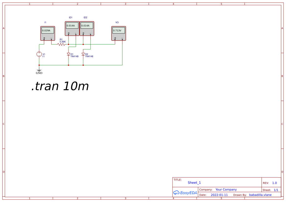 Experiment 1 - EasyEDA open source hardware lab