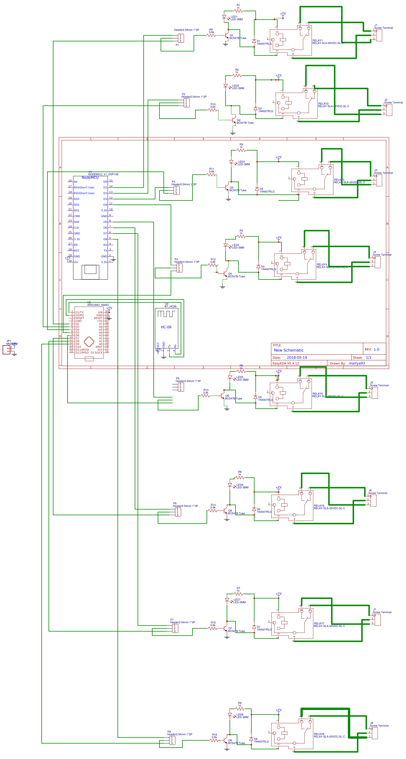 reley 8 channel - EasyEDA open source hardware lab