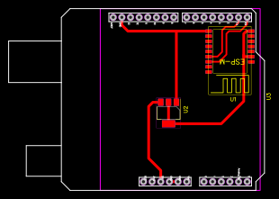 ESP-M Arduino UNO Shield - EasyEDA open source hardware lab