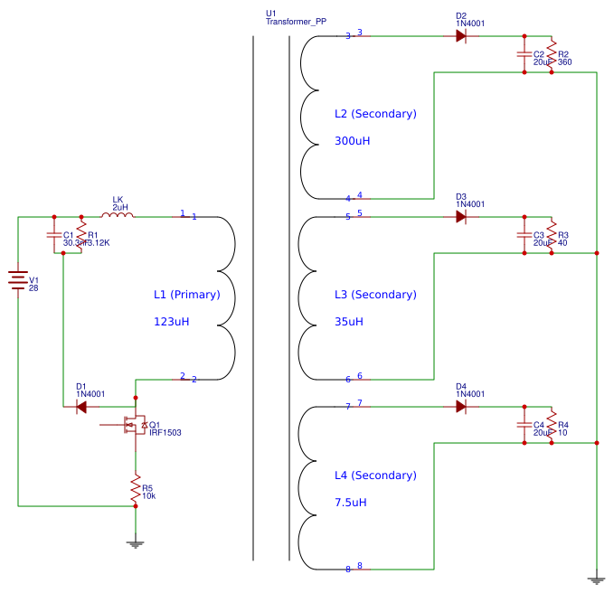 Fly-Back Power Converter - OSHWLab