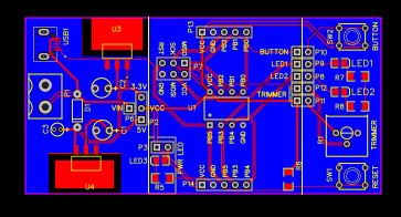Board ATtiny13/x5 - EasyEDA open source hardware lab
