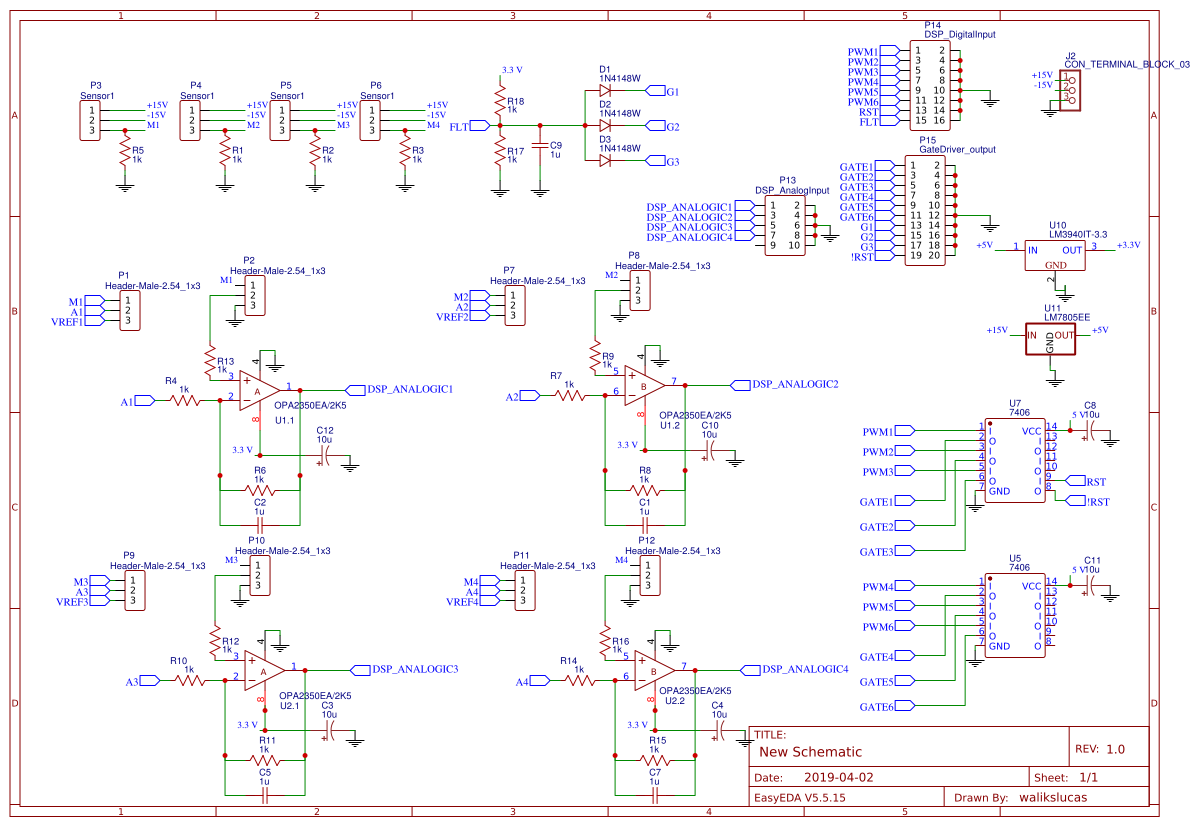 Placa de condicionamento 4 - EasyEDA open source hardware lab
