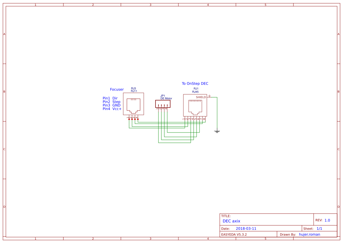 OnStep for Seben EQ3 - DEC motor - EasyEDA open source hardware lab