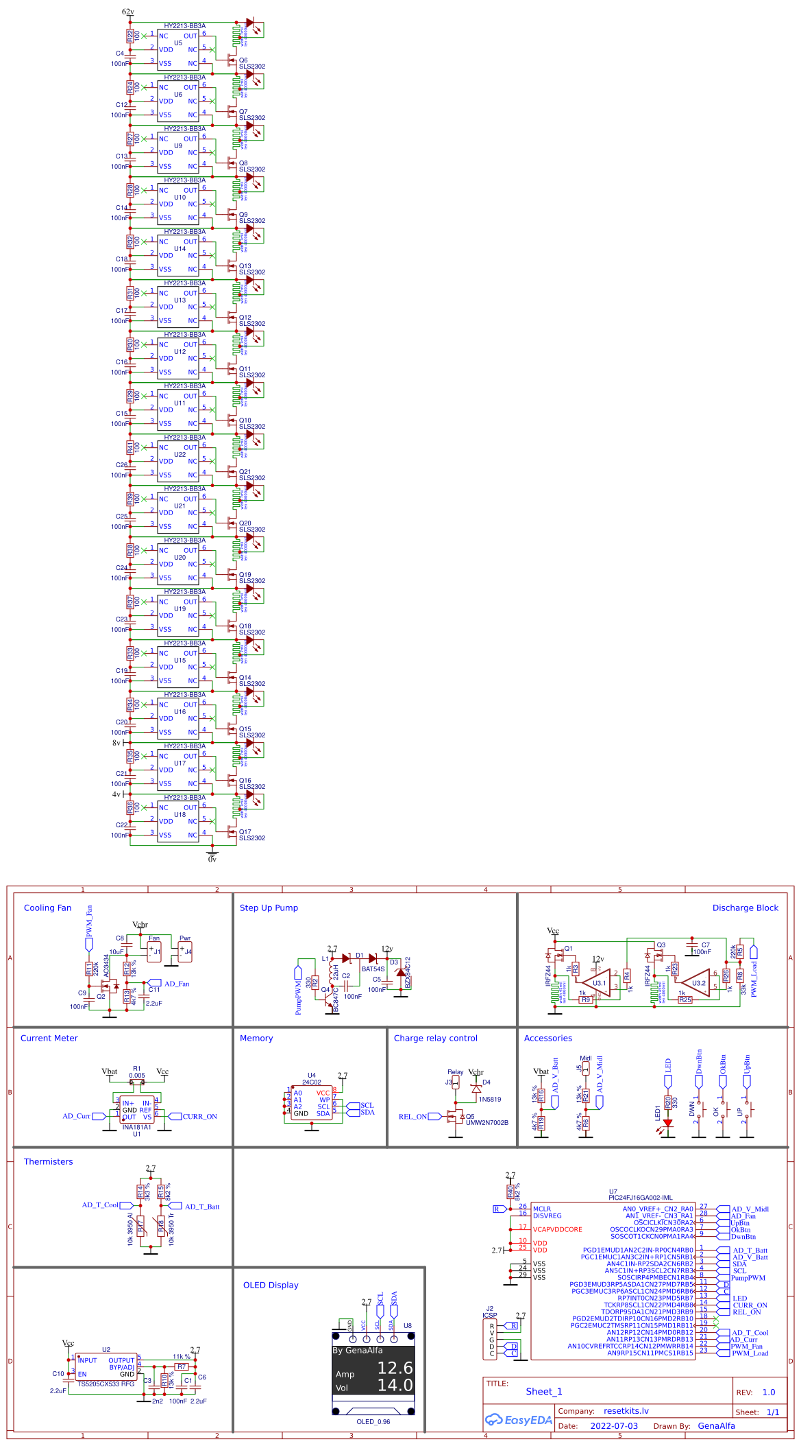 Cell_Tester - EasyEDA open source hardware lab