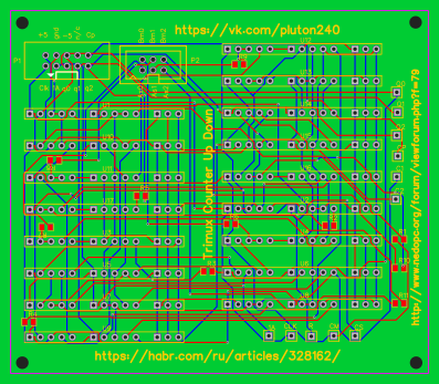 TRIMUX_Сounter_up_down - EasyEDA open source hardware lab
