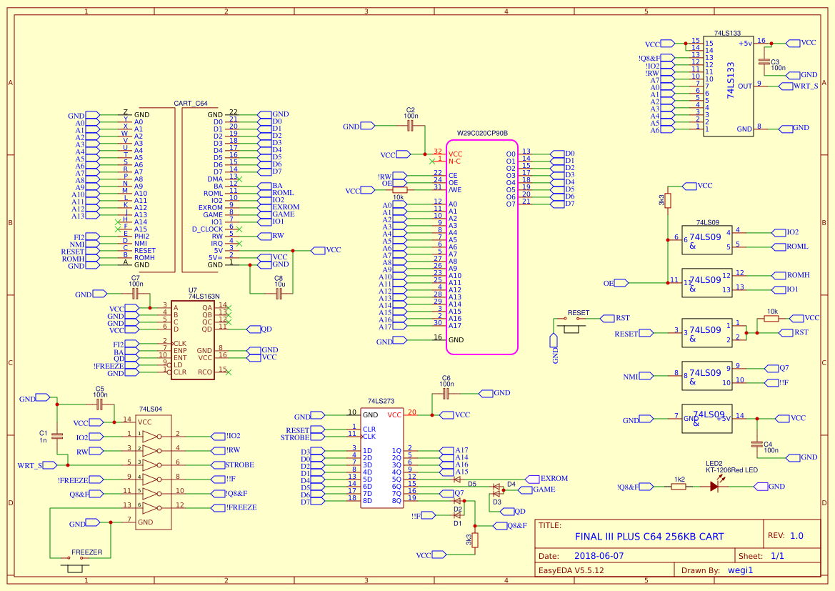 FC3 plus THT PLCC32 - EasyEDA open source hardware lab