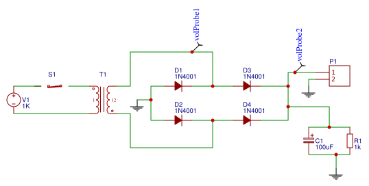 easy bridge rectifier - OSHWLab