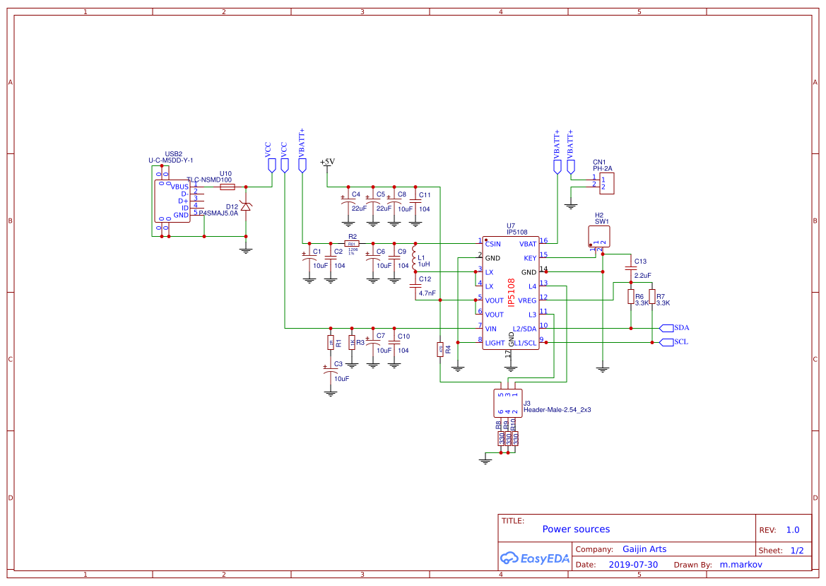 Pi Hat 1: Power&RTC - Platform for creating and sharing projects - OSHWLab