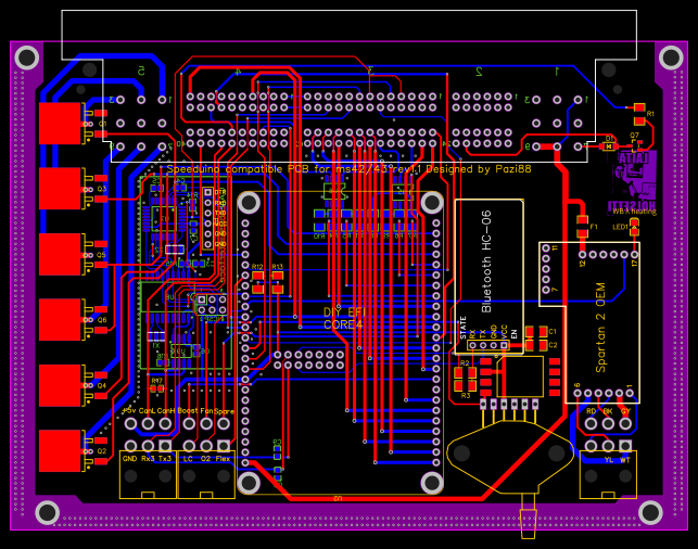 ms42/43 compatible speeduino PnP Core4 - OSHWLab